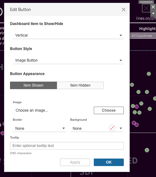 Creating Show/Hide Container Buttons – Viz Zen Data