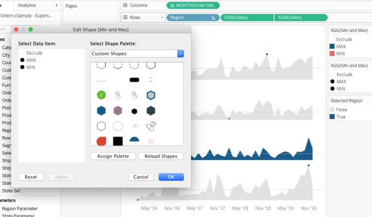 Using Blank (Transparent) Shapes for Navigation Buttons – Viz Zen Data